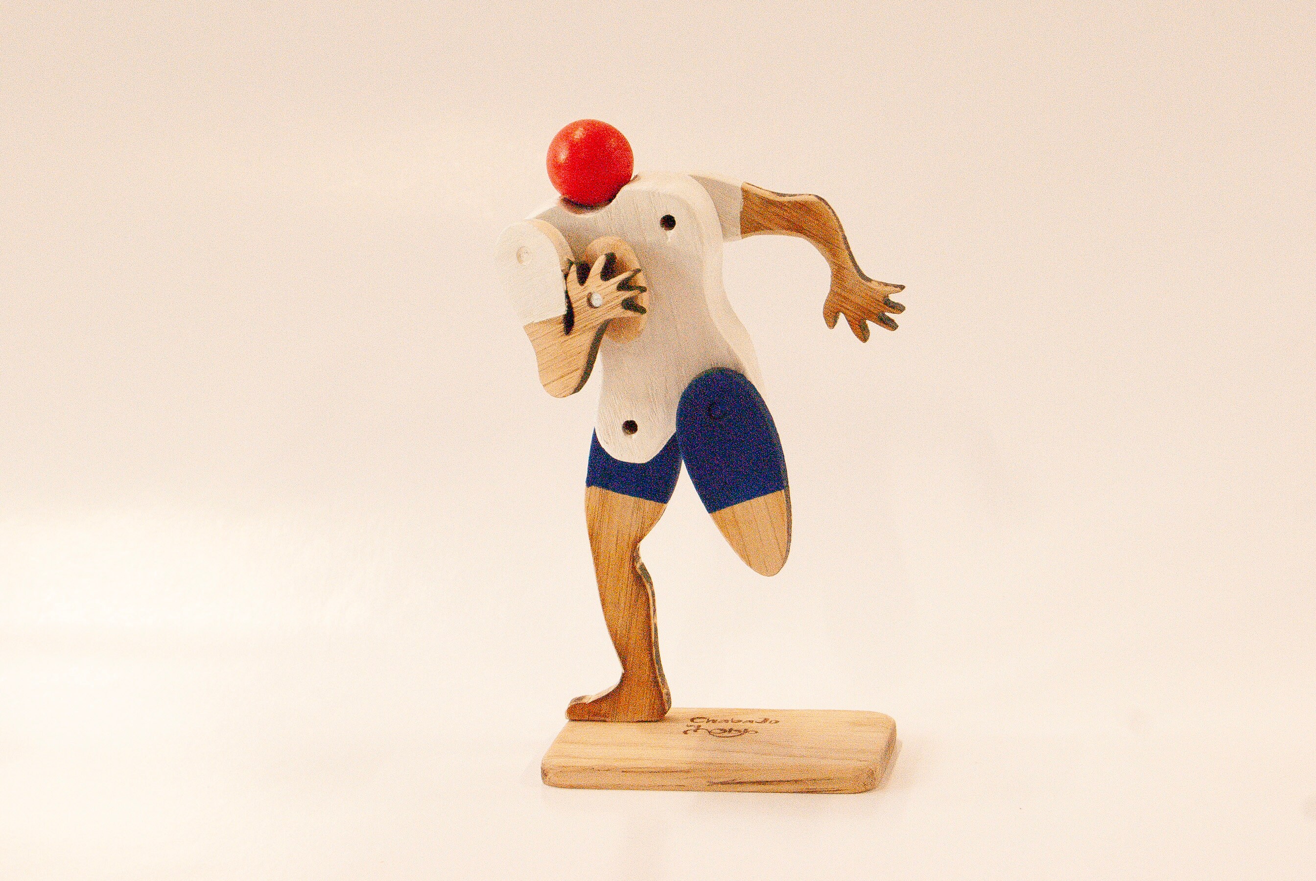 Articulated and Magnetic Wooden Rugby Player. 3D Puzzle. Sports ...