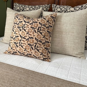 Loren | Sand Woven Herringbone Texture Cotton Pillow Cover - Etsy