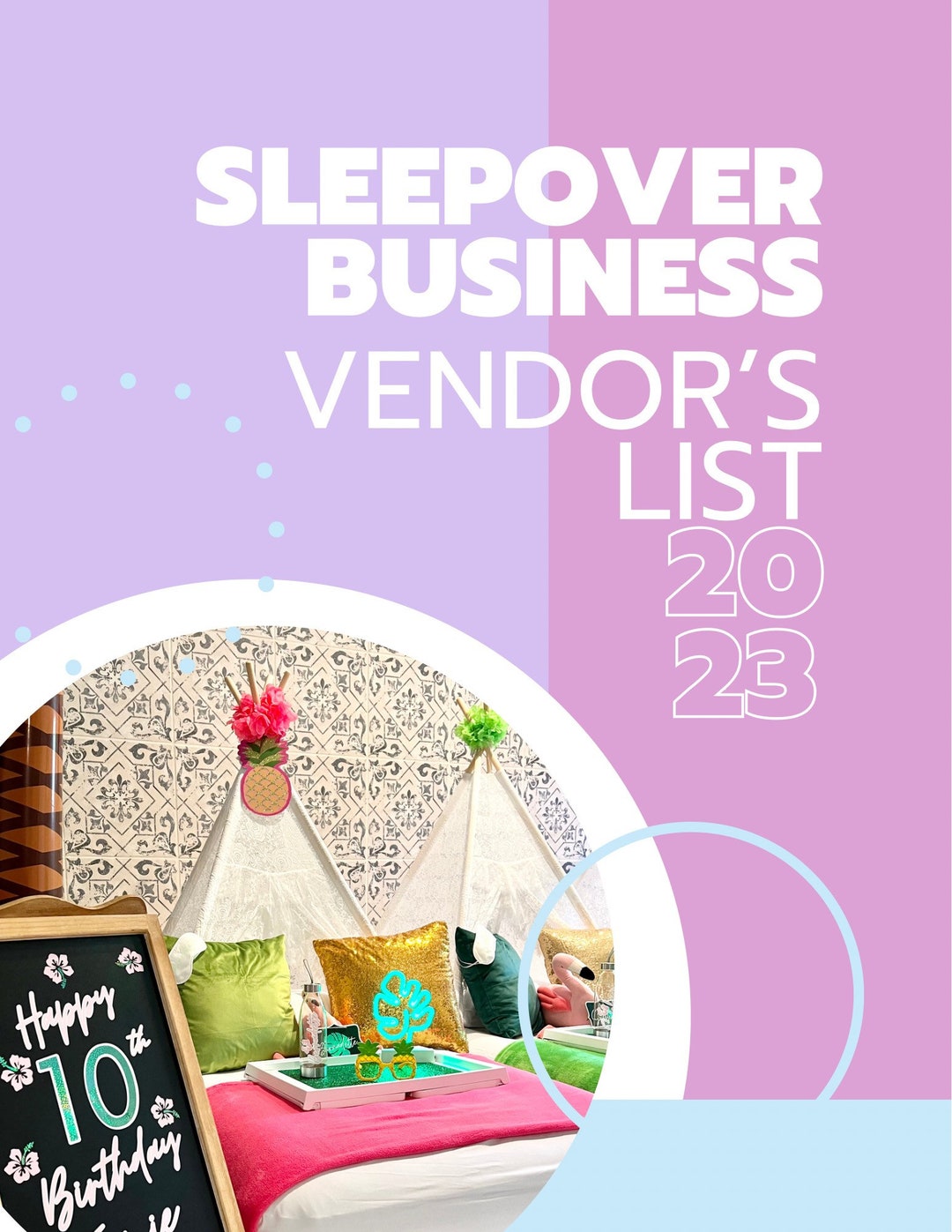 My Sleepover Vendors List - Etsy
