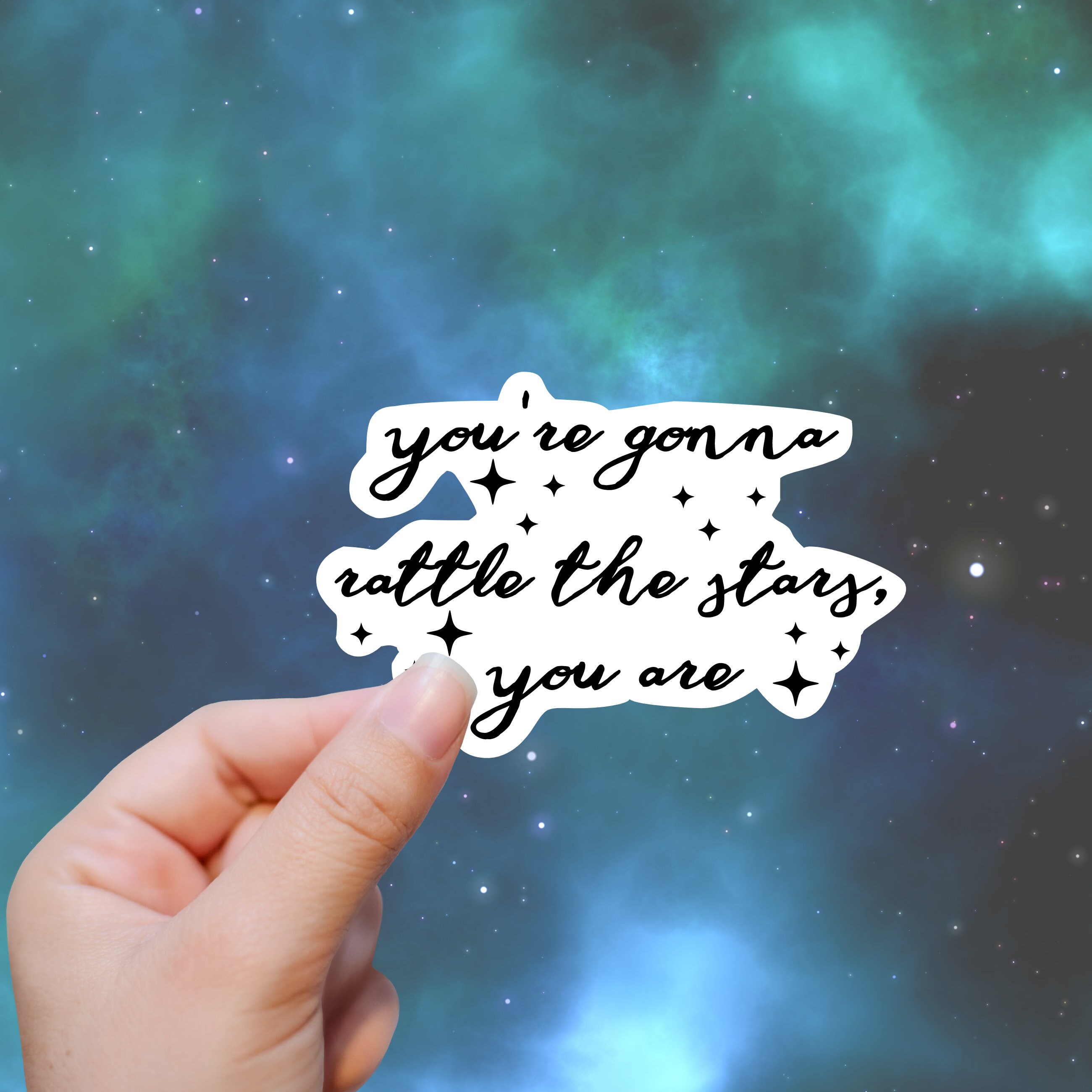 Rattle the Stars Sticker Treasure Planet Quote Sticker - Etsy
