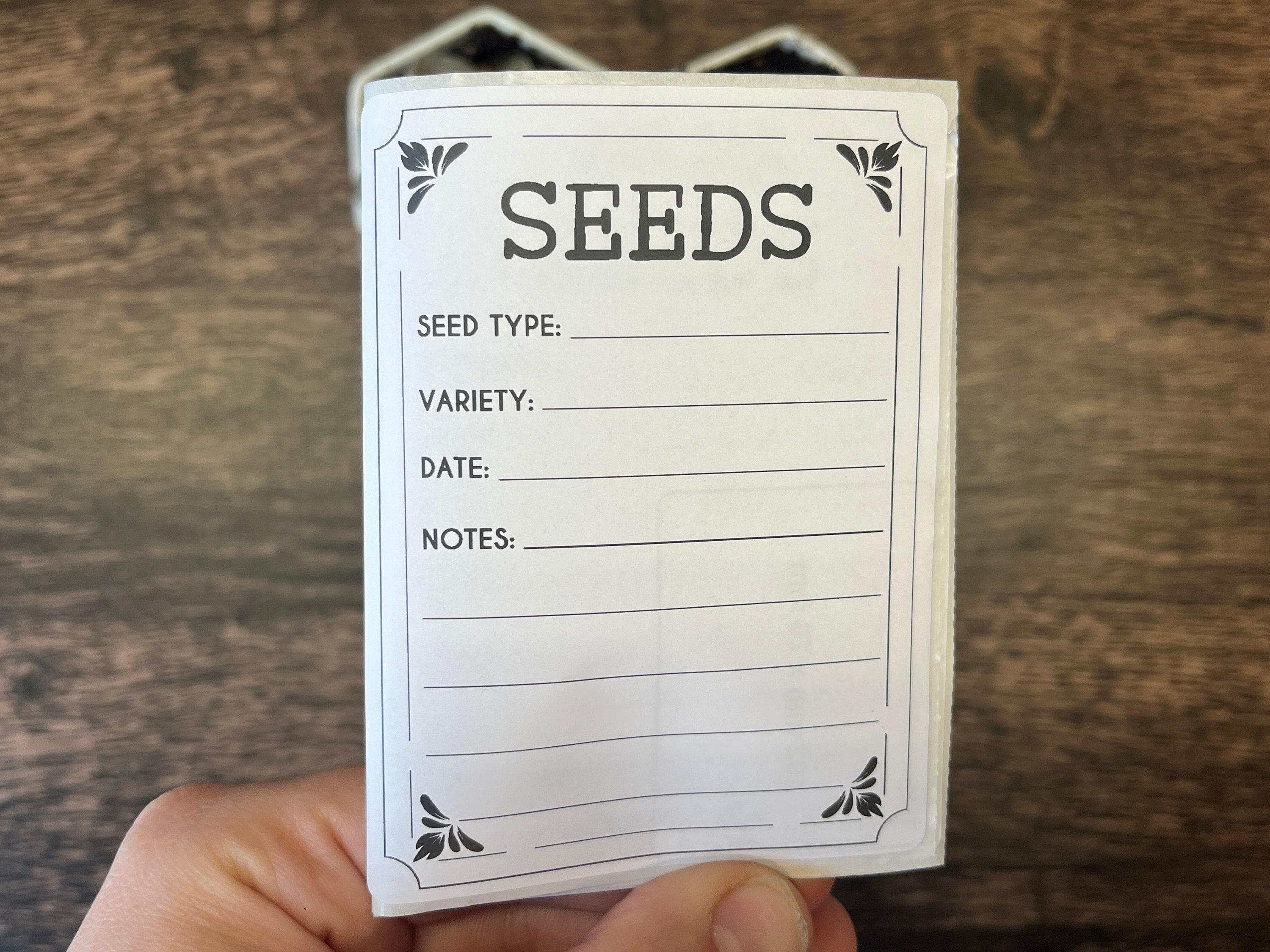 Seed Envelope Labels Seed Labels Seed Packet Labels 3 X 4 Label Set of ...