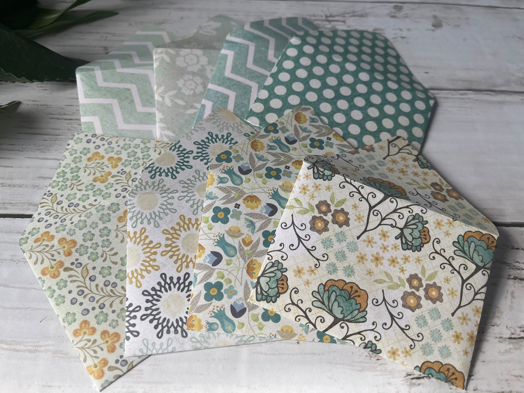 Handmade Small Assorted Envelopes | Mini Envelope | Pattern Envelopes ...