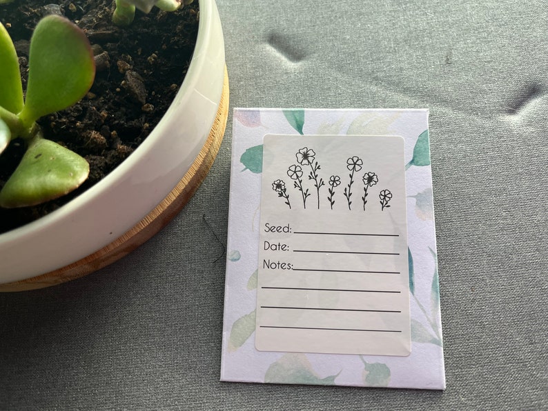 Seed Envelope Labels | Seed Labels | 2 X 3 Label | Set of 5 Labels - Etsy