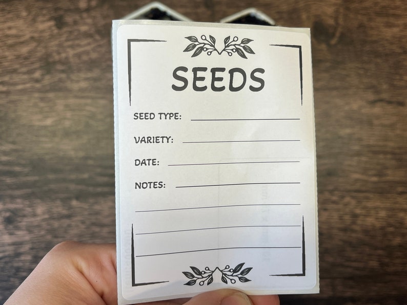Seed Envelope Labels Seed Labels Seed Packet Labels 3 X 4 Label Set of ...