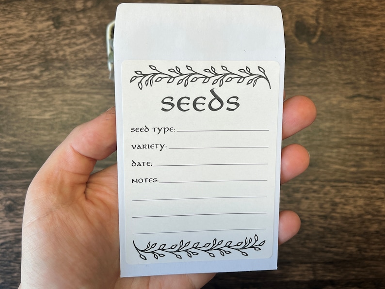 Seed Envelope Labels | Seed Labels | Seed Packet Labels | 3 X 4 Label ...