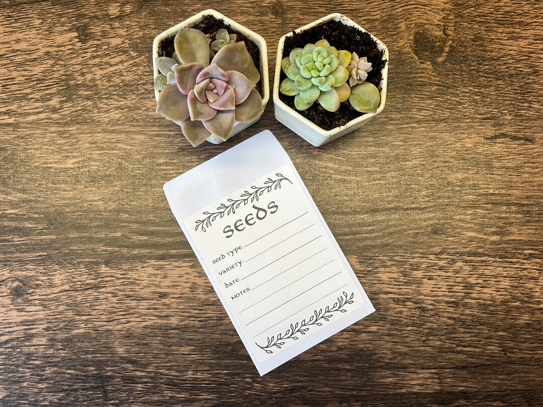 Seed Envelope Labels Seed Labels Seed Packet Labels 3 X 4 Label Set of ...