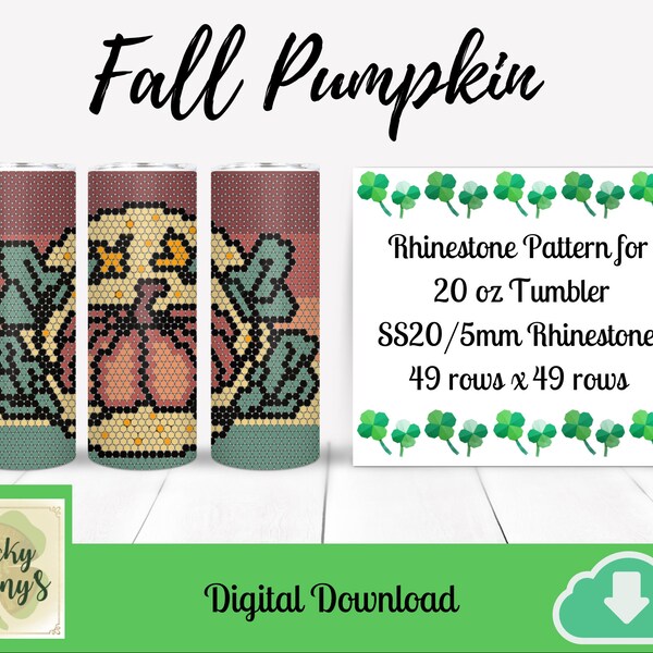 Fall Rhinestone Template - Etsy