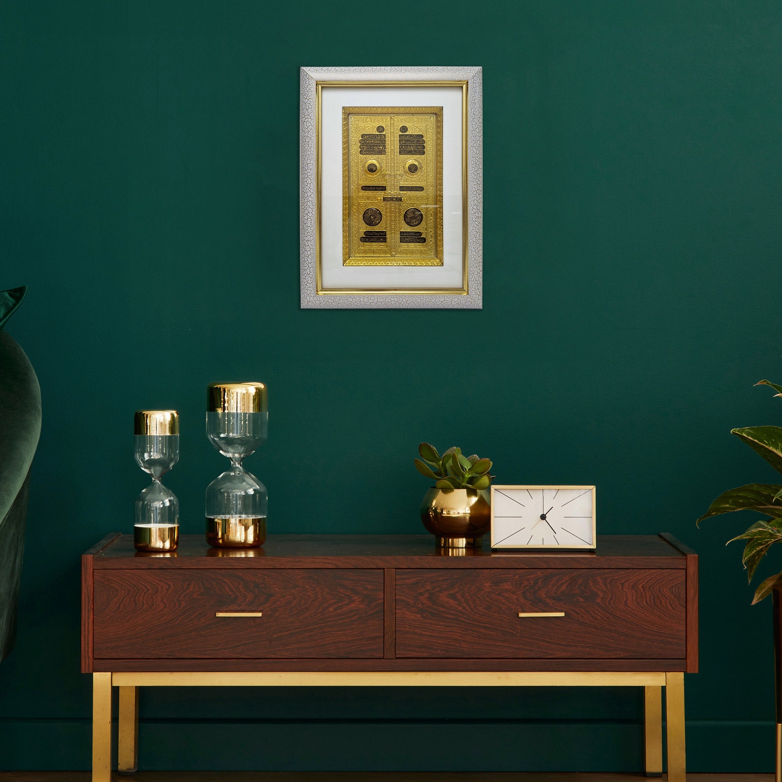 Islamic Art, Gold Kaaba Door Replica, Framed Gold Kabah Door, Islamic ...