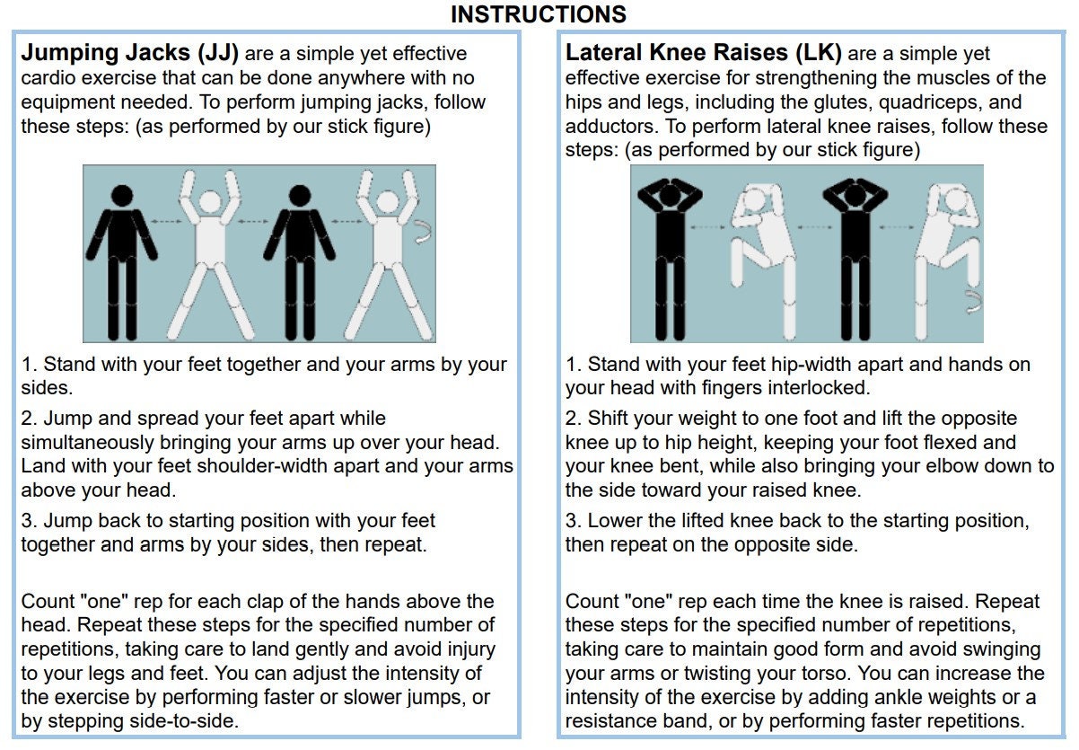 Hopping On One Foot Stick Figure