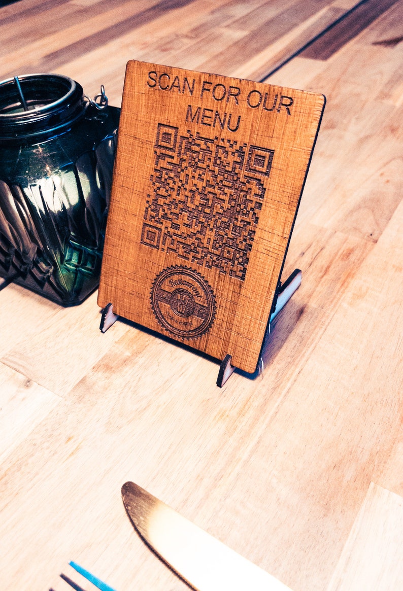 QR Code Menu, Restaurant Menu, Wooden Restaurant Menu, Restaurant ...