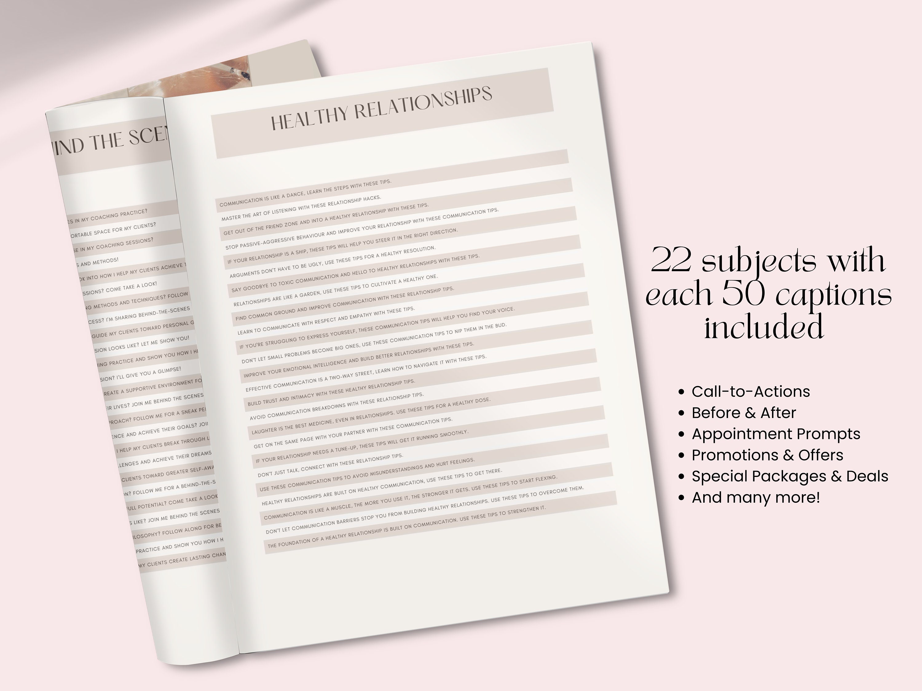 Life Coach Instagram Captions, Life Coach Instagram Content Guide, Life Coach Template Idea ...