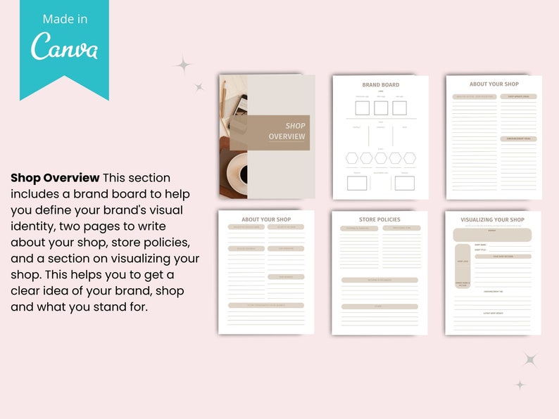 Undated Business Planner Printable , Business Planner Template, Small ...