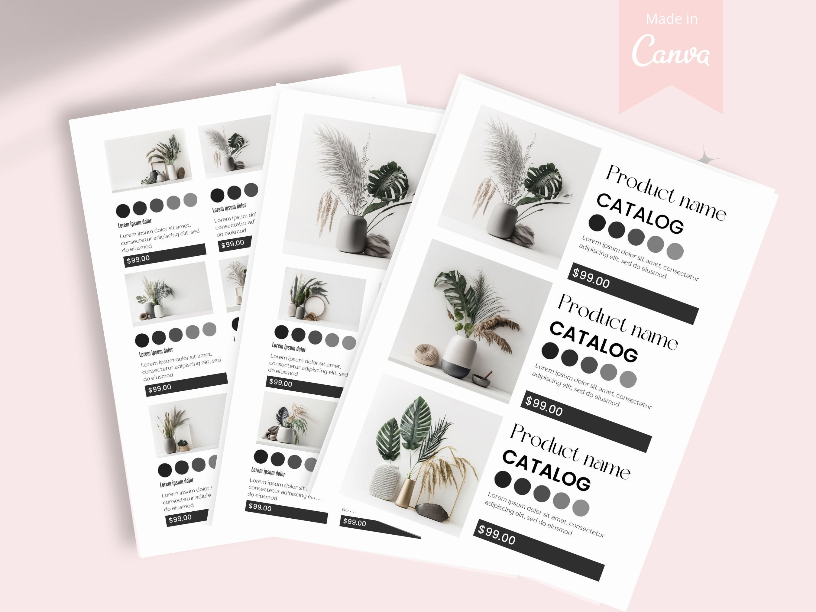 Canva Line Sheet Template: Wholesale Catalogue, Price Guide (digital ...