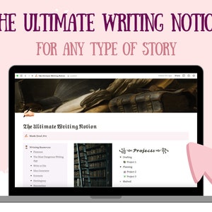 The Ultimate Writing Notion: for Any Type of Story - Etsy