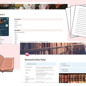 The Ultimate Writing Notion: for Any Type of Story - Etsy