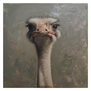 Ostrich Painting, Digital Print *NEW SIZES* for Immediate Download ...