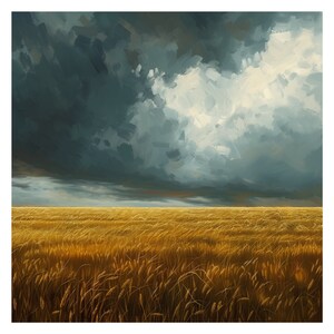 Wheatfield #4, Digital Print for Immediate Download - Etsy