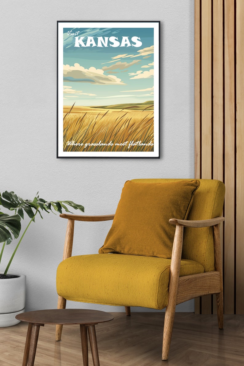 Funny Kansas Travel Poster, Digital Print for Immediate Download ...