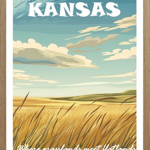 Funny Kansas Travel Poster, Digital Print for Immediate Download ...