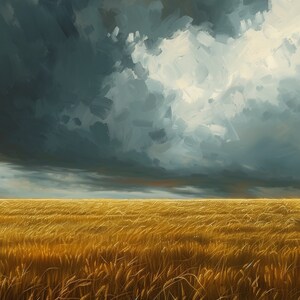 Wheatfield #4, Digital Print for Immediate Download - Etsy