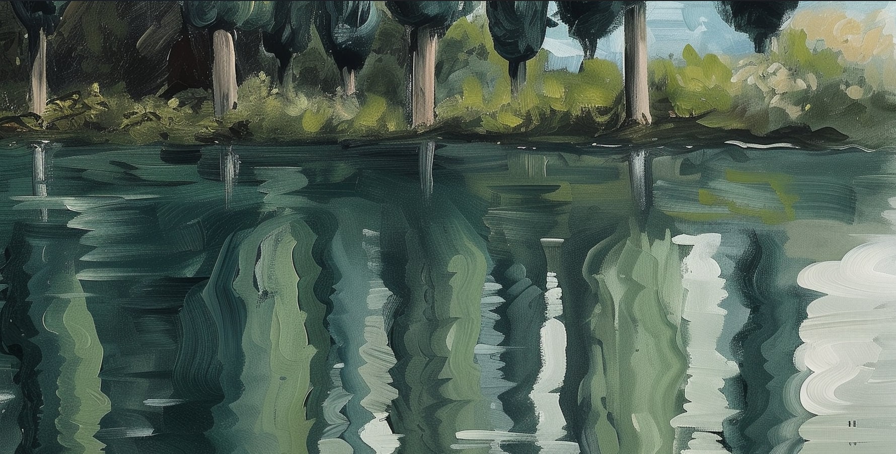 Cypress Tree Oil Painting, Digital Print for Immediate Download, Wall ...