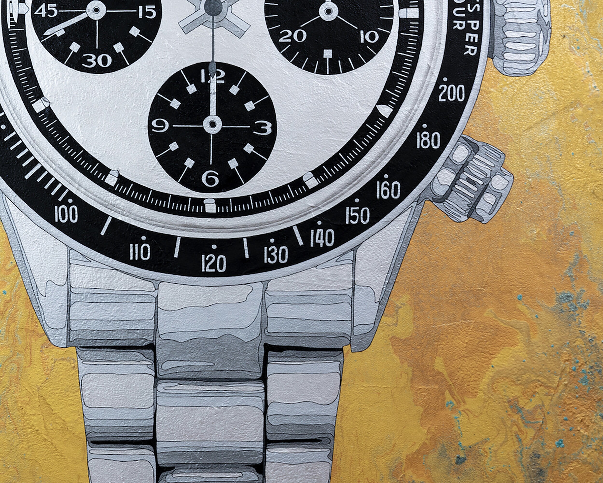 Classic Rolex Watch Art for Luxury Decor Daytona Race Artwork Paul ...