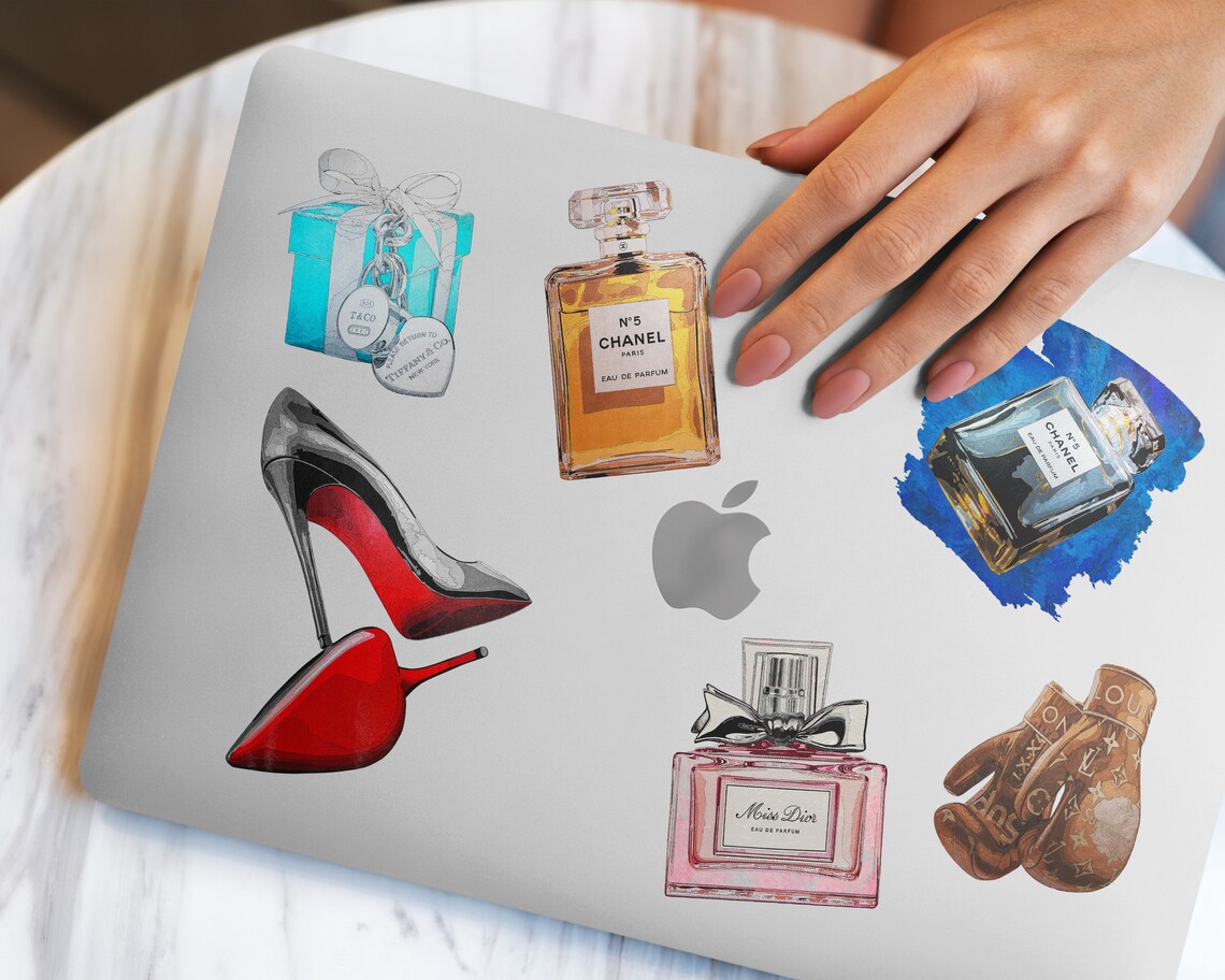 Fashion Fighter Gloves Sticker Vogue Style Boxing Decal Water Bottle ...