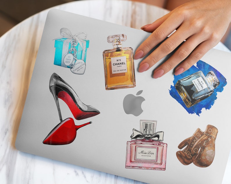 Fashion Fighter Gloves Sticker Vogue Style Boxing Decal Water Bottle ...