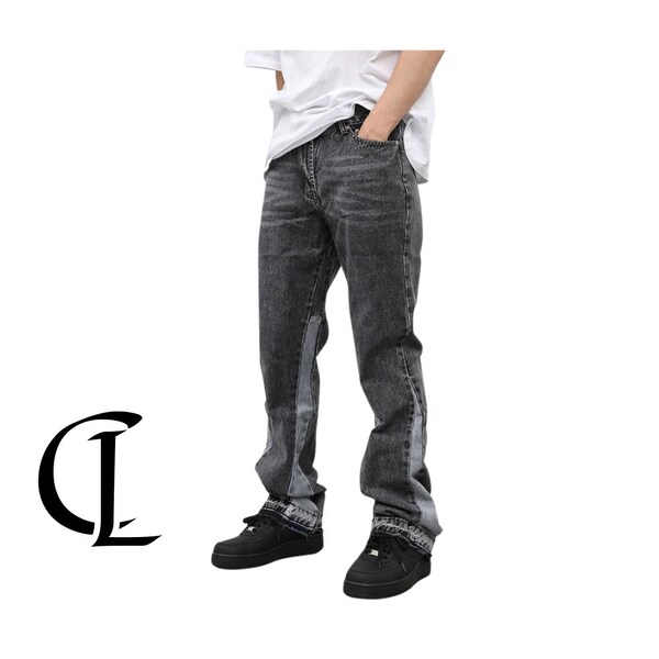Stacked Pants Men - Etsy