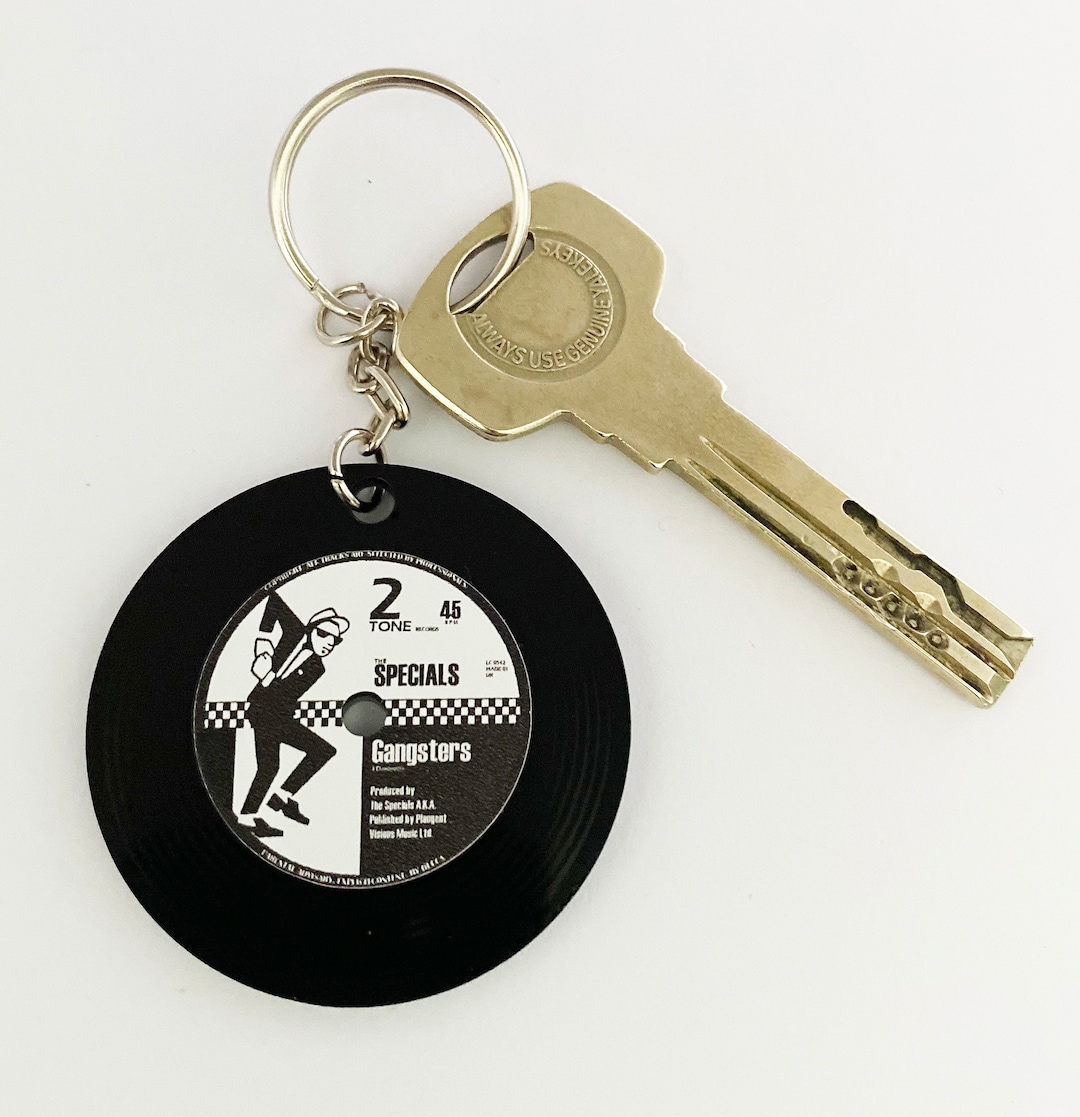 SKA Record Vinyl Keyring - Etsy