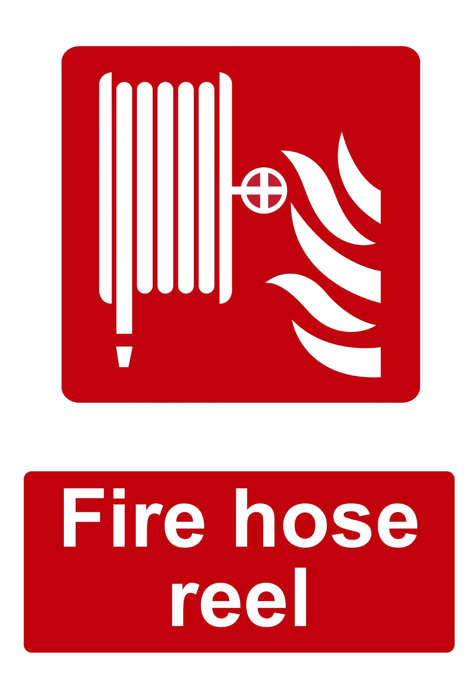 Fire Hose Reel Sign: Red Acrylic or Vinyl Safety Decal - Etsy