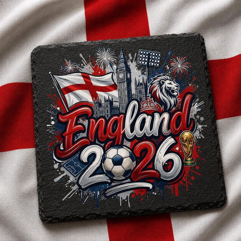 World Cup 2026 Slate Coaster – Countries A – J - Etsy