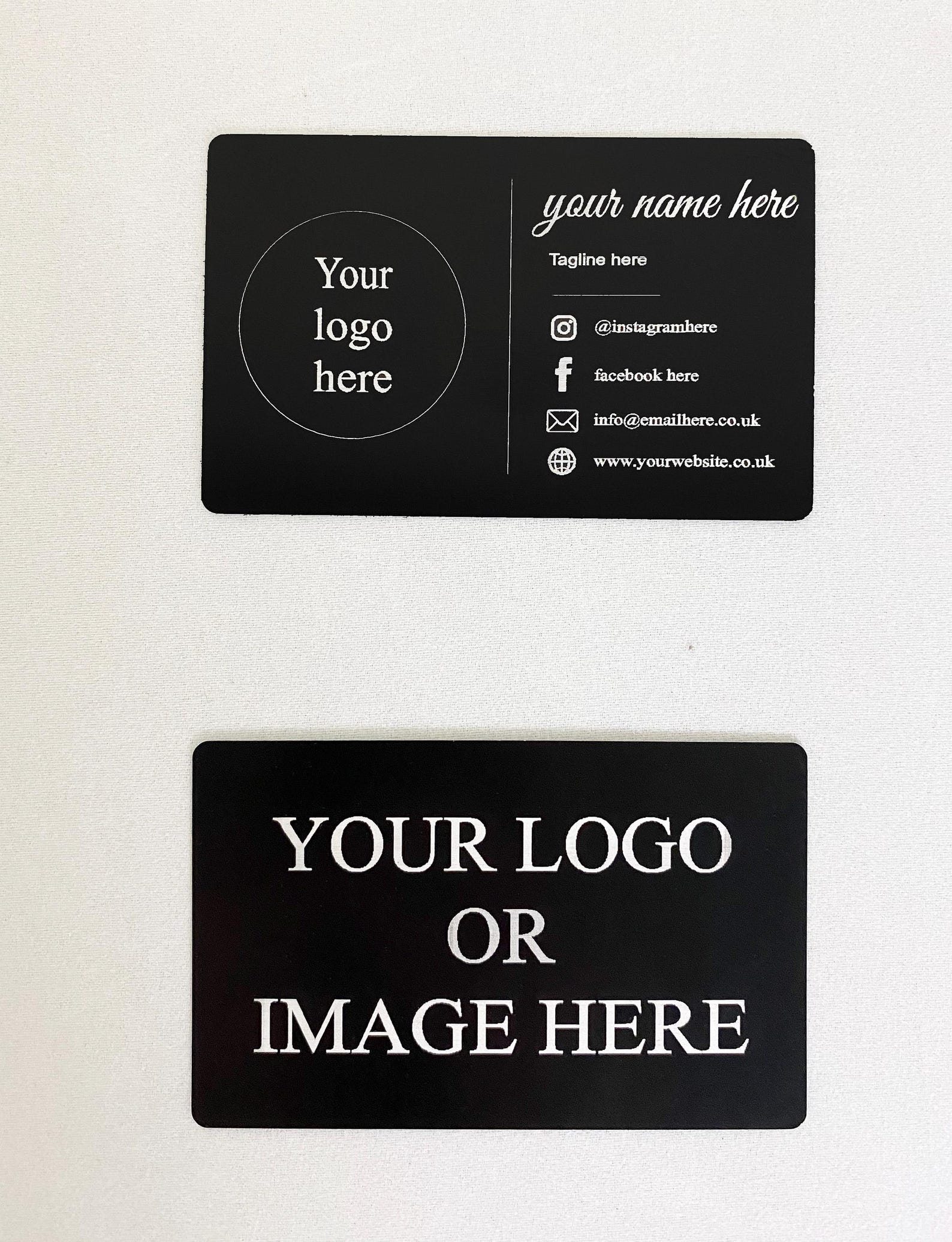 Aluminium Metal BUSINESS CARDS Membership Cards Loyalty PROFESSIONAL ...