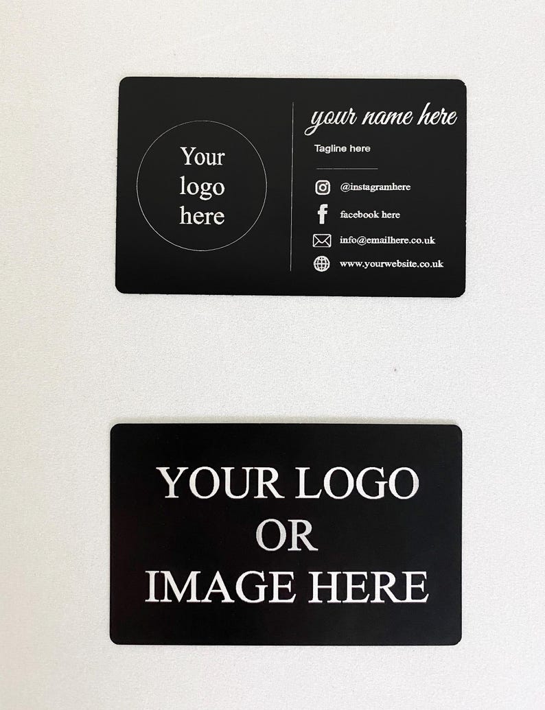 Aluminium Metal BUSINESS CARDS Membership Cards Loyalty PROFESSIONAL ...