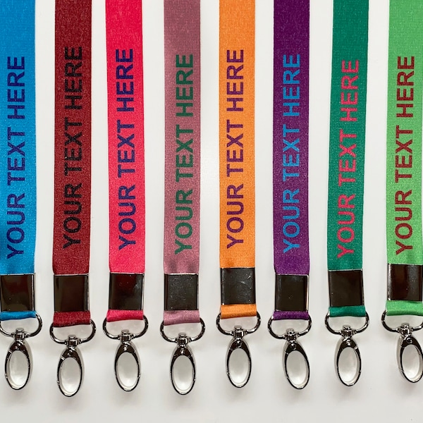 Personalised Lanyard - Etsy UK