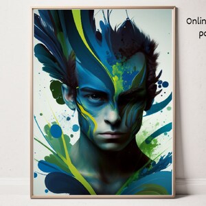 Avatar Movie Character Modern Art Ultra High Quality Onlineartmart ...