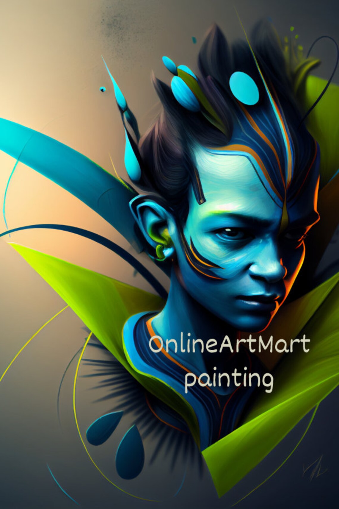 Avatar Movie Character Modern Art Ultra High Quality Onlineartmart ...