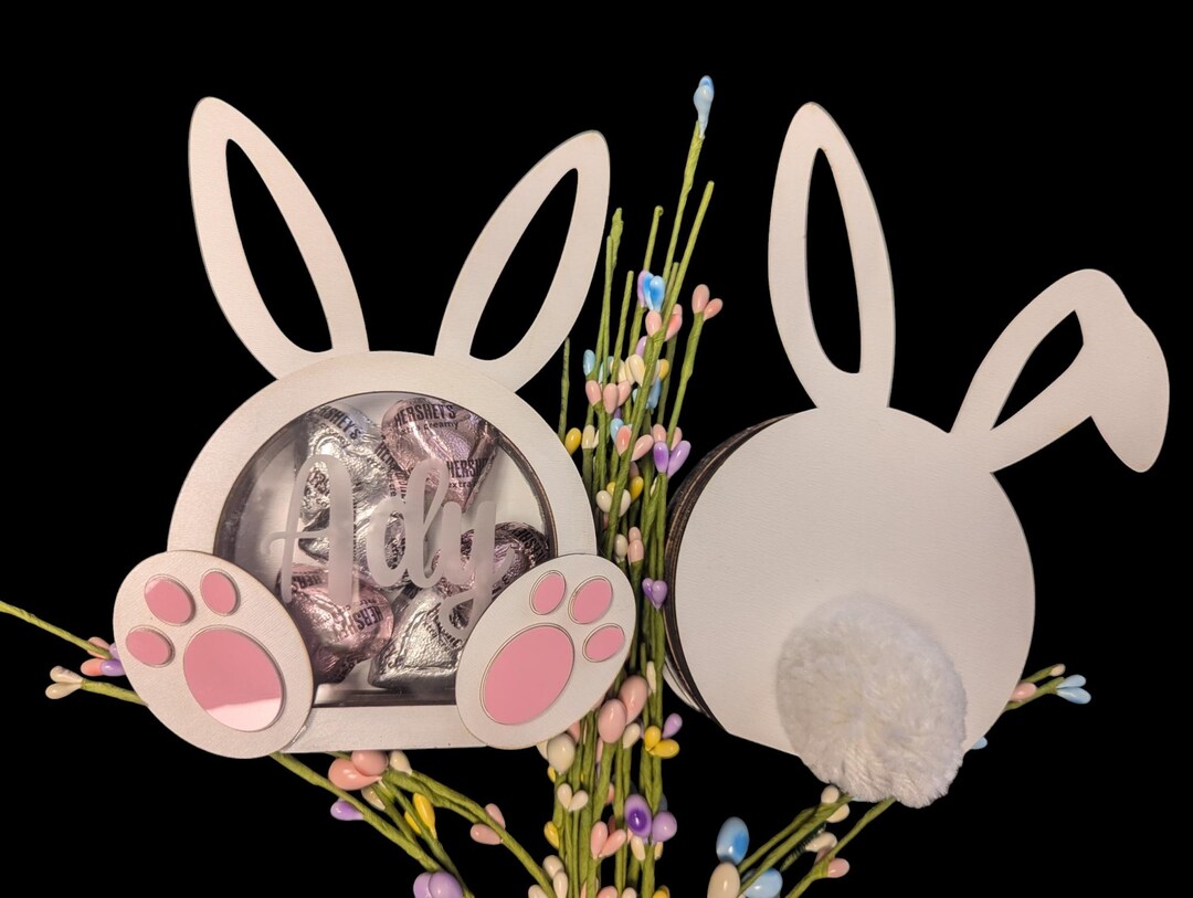Easter Bunny Treat Holder - Etsy