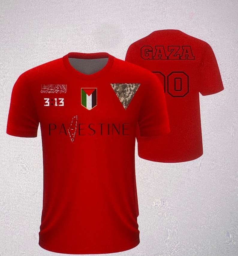 PALESTINE SOCCER JERSEY- Free Palestine - Etsy