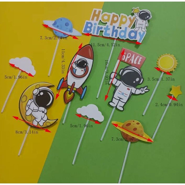 Astronaut Cake Toppers: Blast off Your Party Decor! - Etsy