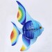 Honeycomb Paper Goldfish: Charming Decor for Any Occasion - Etsy