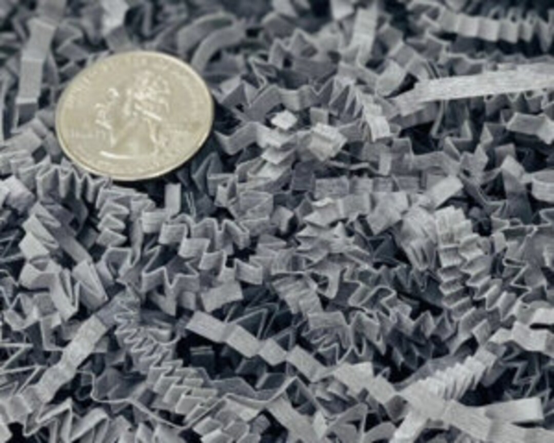 Gray Crinkle Paper, Void Filler, Shredded Paper, Gift Box Filler ...