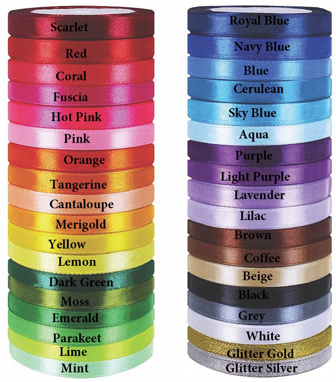 Our Satin Ribbon is Made of High-quality Polyester, Double Sided, .4 ...