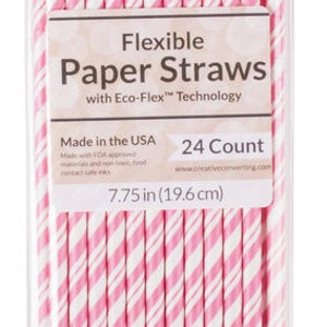 Blue Paper Straws That Are Flexible, Eco-friendly, and Great for Spring ...