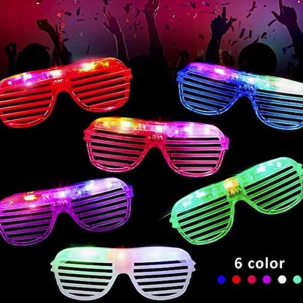 Blue Led Light on Glasses - Etsy