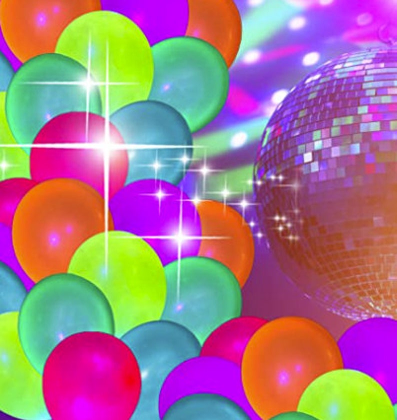 Colored UV Neon Balloons Glow Balloons Neon Party - Etsy