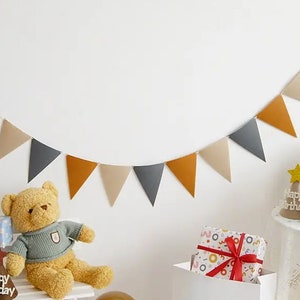 Colorful Triangle Pennant Flags, Bunting Banner Hanging Decoration ...