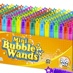 Mini Bubble Wands, Bulk Party Favor for Kids, Goodie Bags, Carnival ...