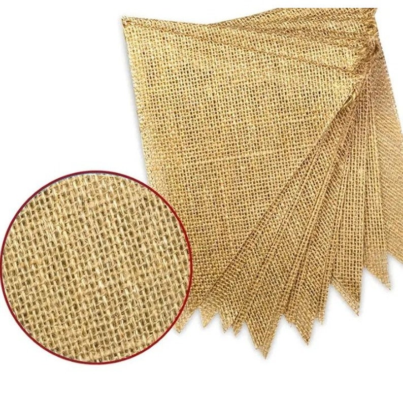 Blank Burlap Linen Flag: Versatile Party & Home Decor - Etsy