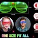 Neon Glow Glasses Set, LED Glow Glasses Set Includes 6 Neon Colors (red ...